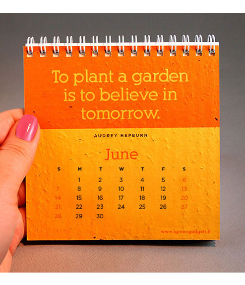 Plantable Calendar | Discover it on iGreenGadgets.it